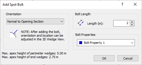 UnWedge Documentation | Add Spot Bolts